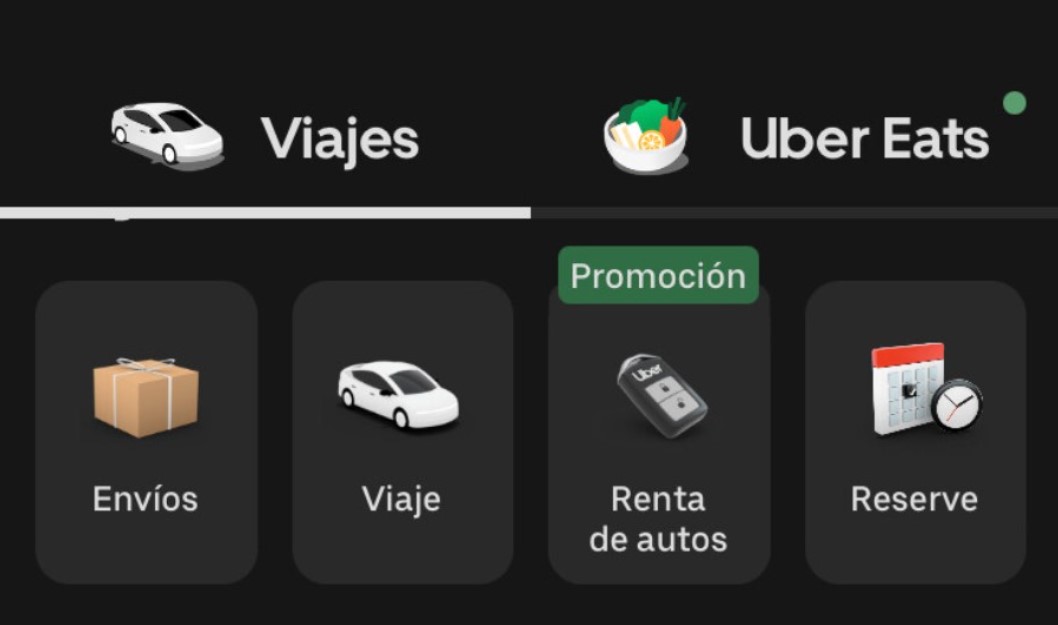 Uber México anuncia nueva función para poder rentar autos por día o por ...